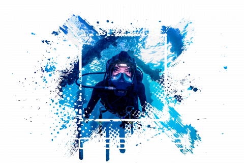 OCEAN REEF Diving - Integrated Diving Mask